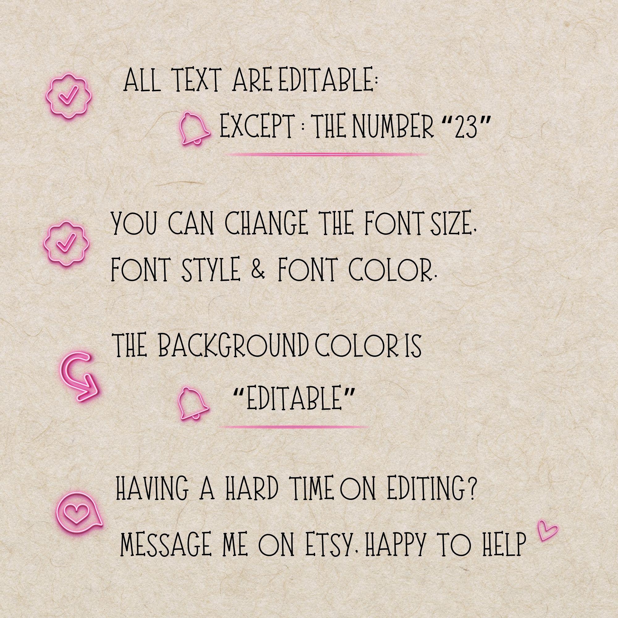 23rd Minimalist Birthday Invitation Card Elegant Simply Party Invite ...