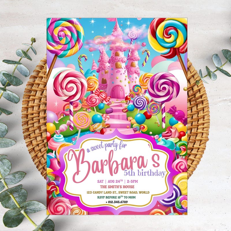 Candy Theme Party - Etsy