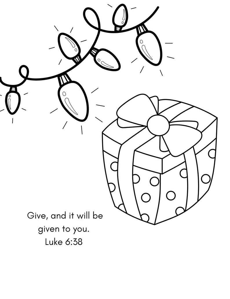 Christmas Coloring Book, Christain Kids, Coloring Book for Kids ...