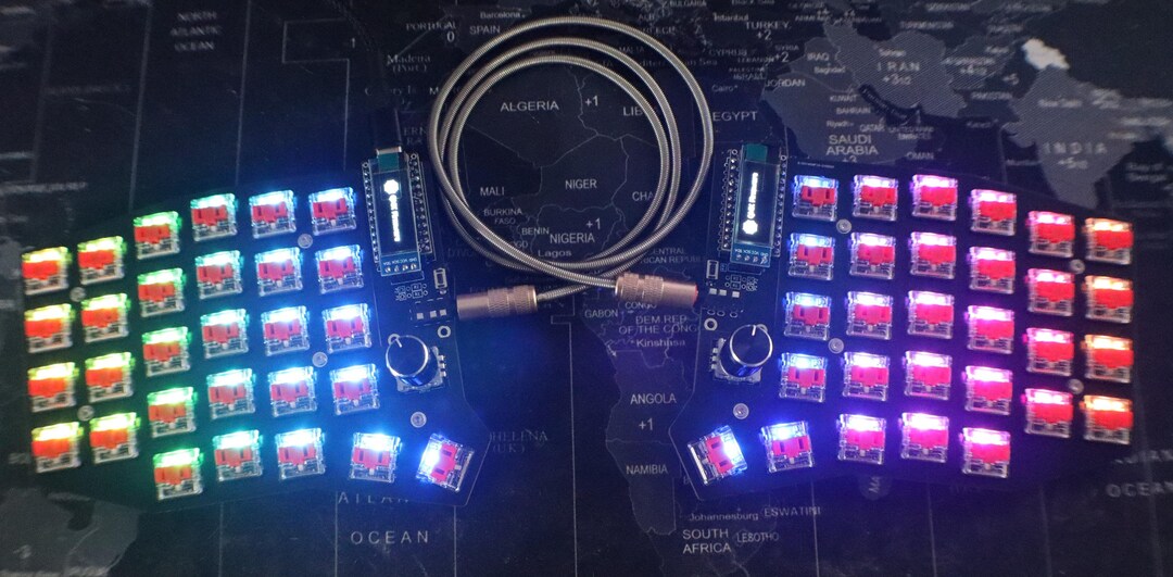 Sofle RGB Low Profile Keyboard Kit MBK Legend Glow Keycaps - Etsy