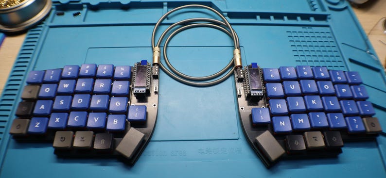 Lily58 Pro Choc Low Profile Split Ergo Keyboard - Etsy