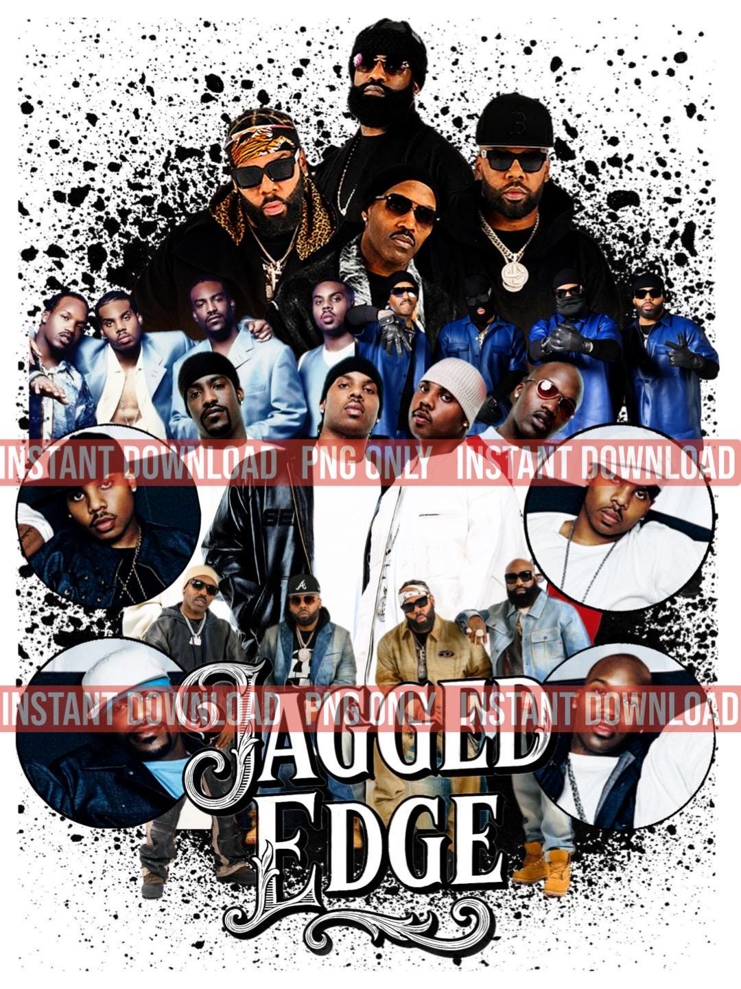 Jagged Edge Fan Art (digital PNG) - Etsy