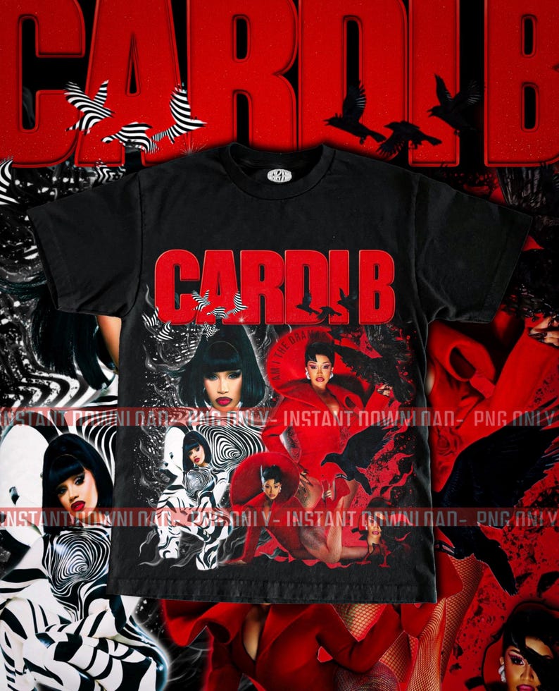 Cardi B “am I the Drama” Fan Art (digital PNG) - Etsy