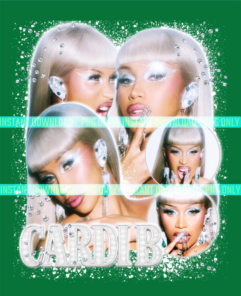 Cardi B “am I the Drama” Fan Art (digital PNG) - Etsy