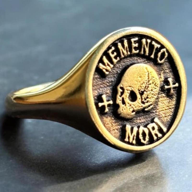 Memento Mori Ring - Etsy