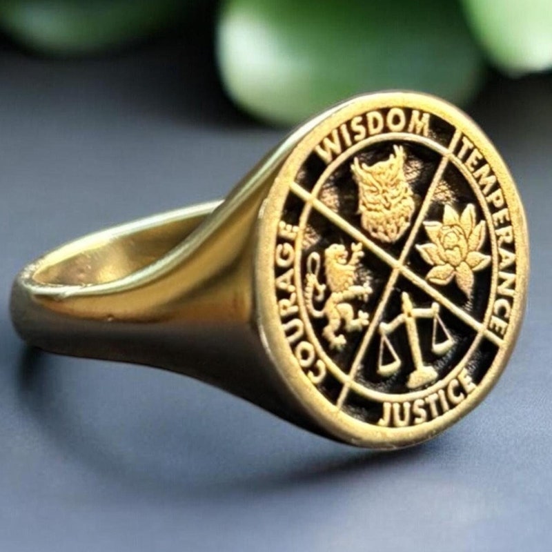 Pinky Ring Cardinal - Etsy