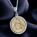 Triangle Ancient Symbols Amulet Necklace, 925 Sterling Silver Holly ...