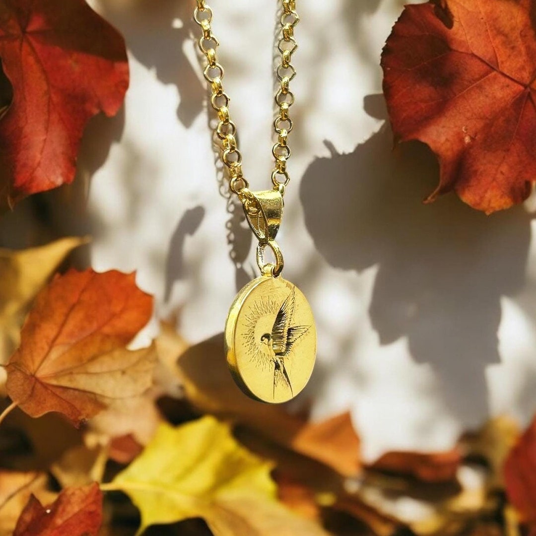 Swallow Necklace, Silver Bird Pendant Women, Animal Jewelry Man, Symbol ...