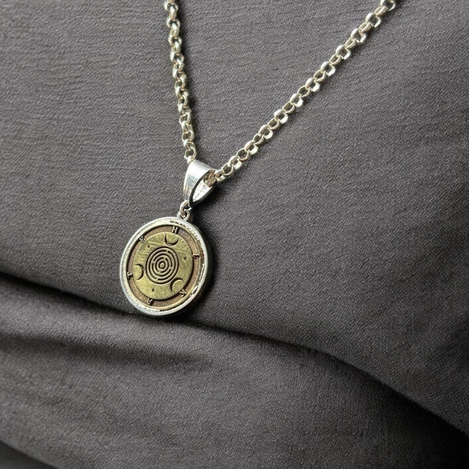 Hecate Sigil Necklace, Greek Mythology Pendant, Ancient Goddess ...