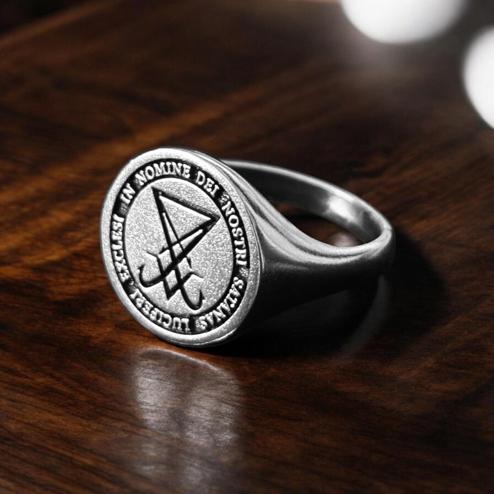 Sigil of Lucifer Ring, Occult Amulet Signet Ring, Hidden Knowledge ...