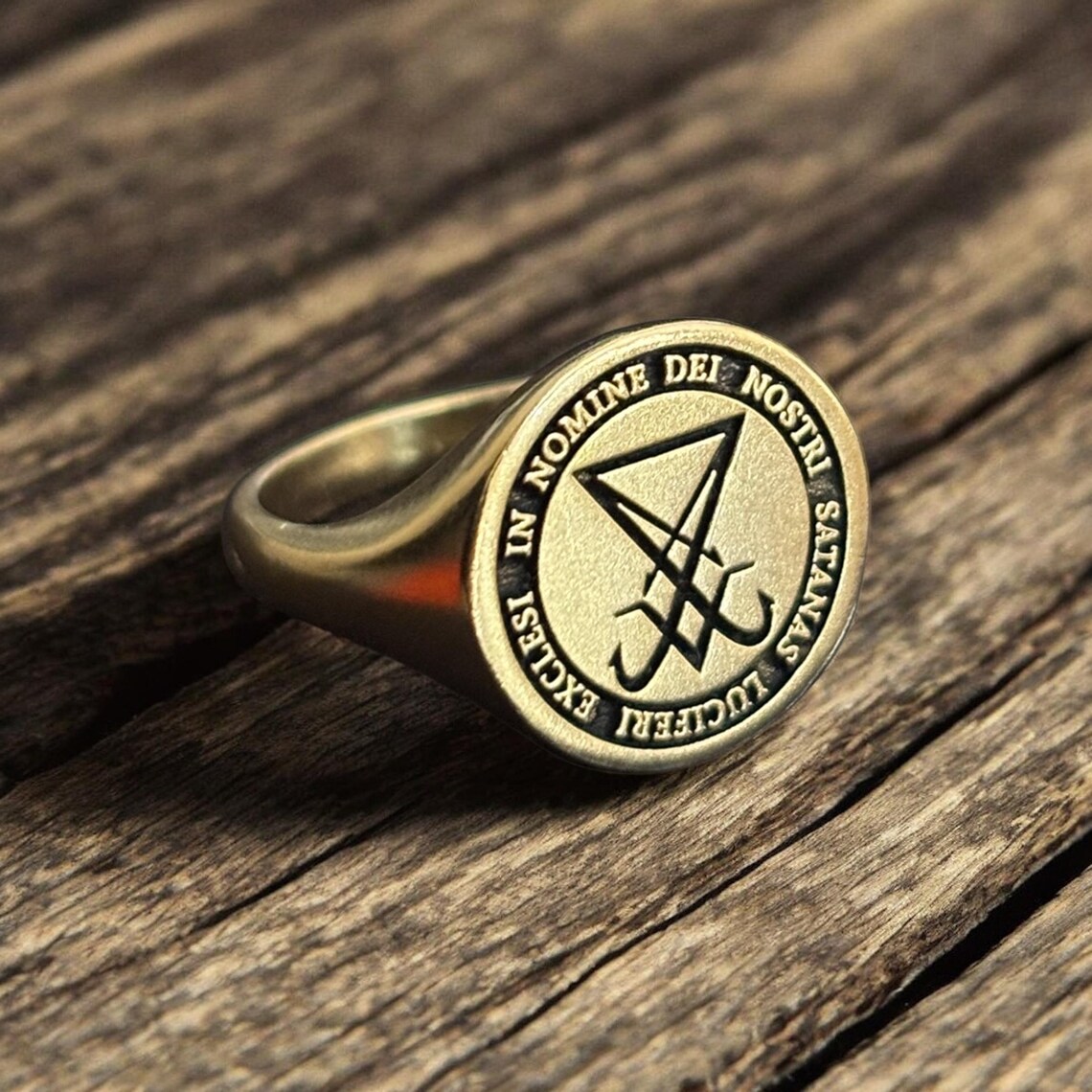 Sigil of Lucifer Ring, Occult Amulet Signet Ring, Hidden Knowledge ...