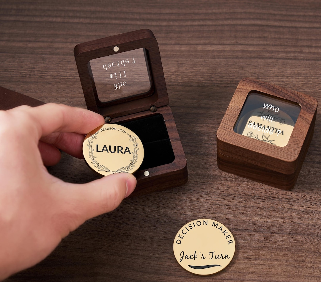 Personalized Decision Coin Gifts for Her,handmade Decision Maker Gift ...