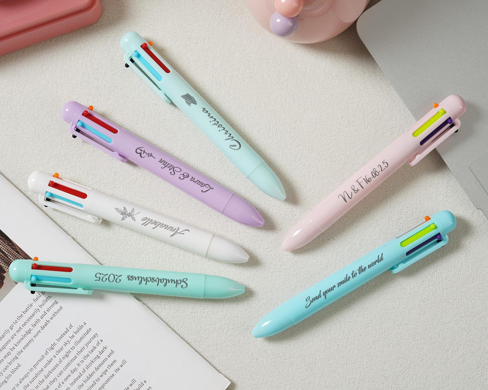 Custom Multi-color Engraved Ballpoint Pen,personalized Gift for ...