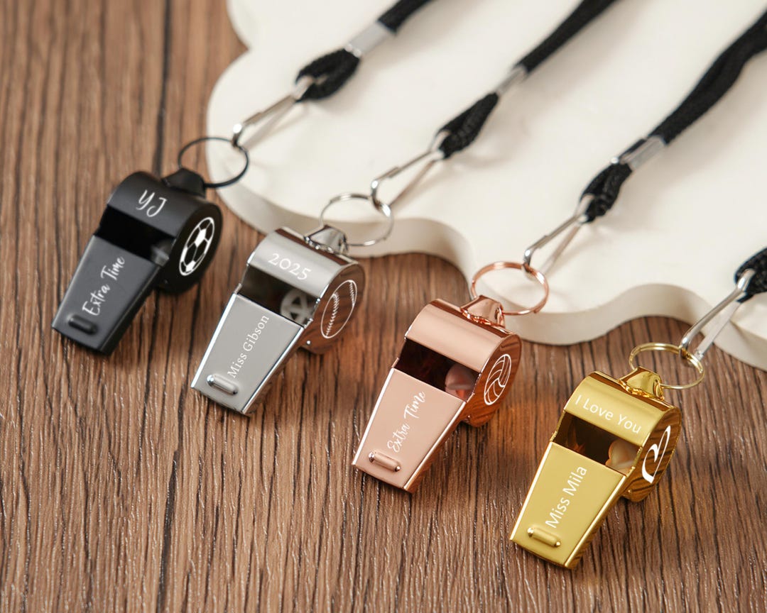 Custom Whistle Gift for Teacher,personalised Whistle Necklace Gift for ...