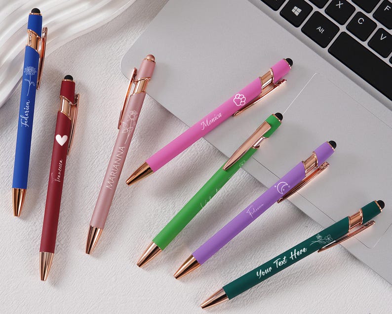 Custom Engraved Ballpoint Pen Gift for Her,personalized Name Pen With ...