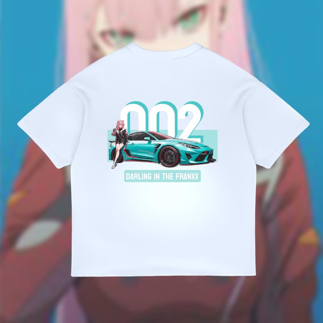 002 Darling in the Franxx Design With Car Unisex T-shirt, Perfect Gift ...