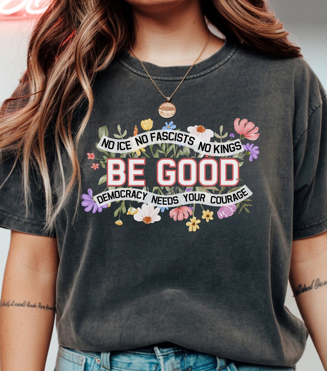 Be Good Protest Tee, Justice for Renee Good Shirt, Colorful Protest Tee ...