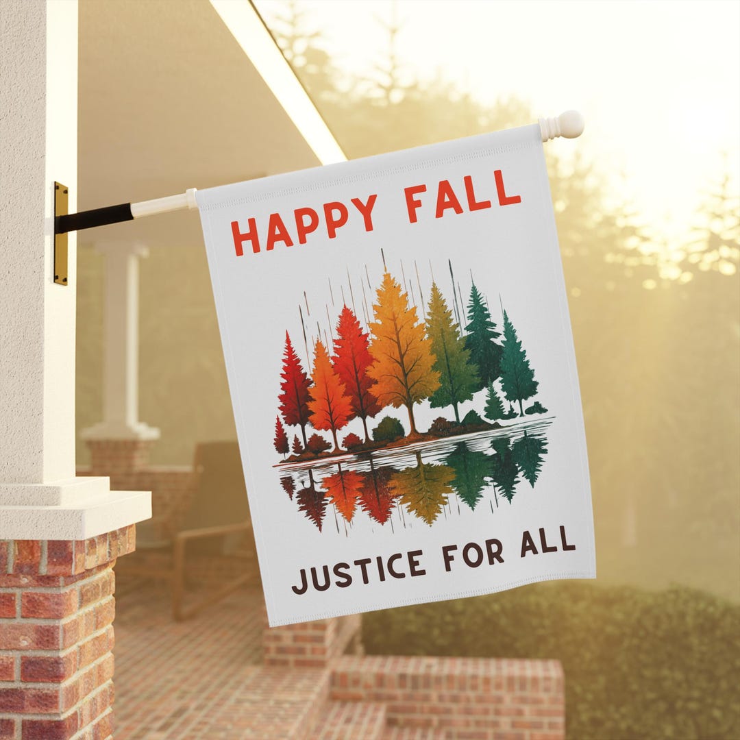 Fall Social Justice Yard Flag, Democratic Autumn Decor Fall, Human ...