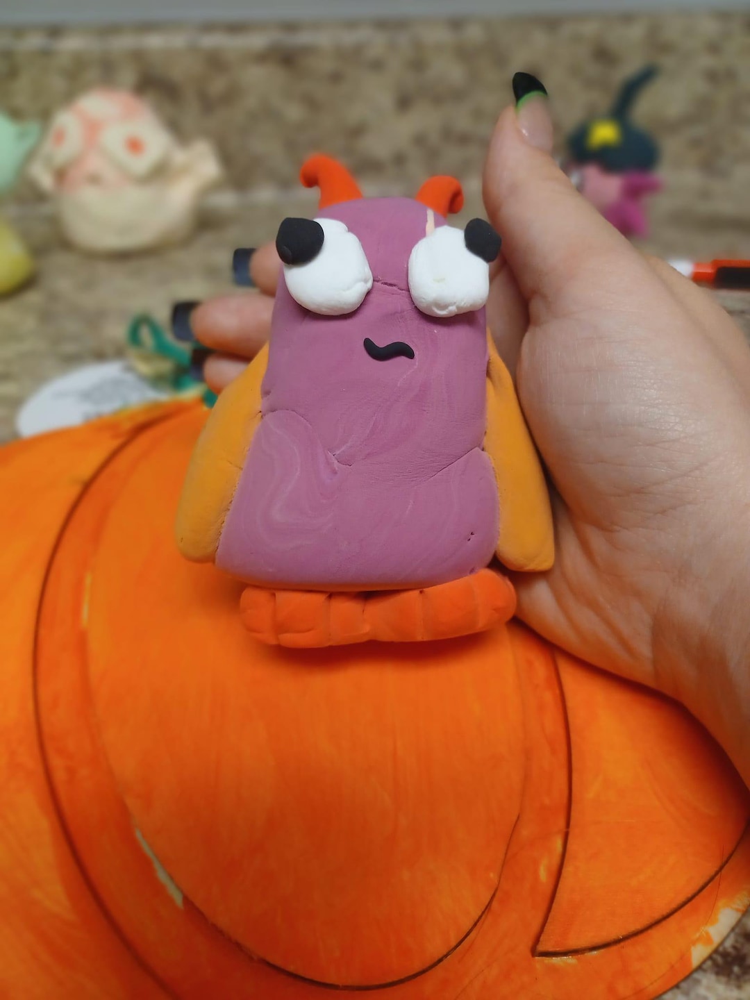 Clay Monsters, Cute Clay Art, Handmade Clay Creations, Spooky Halloween ...