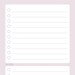 Minimalist Daily Checklist & Notes Planner – Printable Planner Template ...