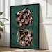 Leopard Dice Print, Emerald Wall Art, Trendy Girly Dorm Decor, Popular ...