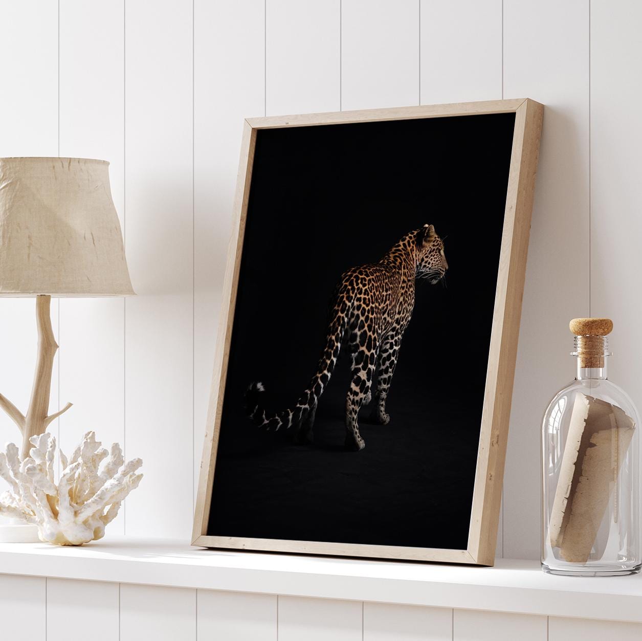 Leopard Luxury Print Panther Wall Art Black Vintage Photography Fashion ...