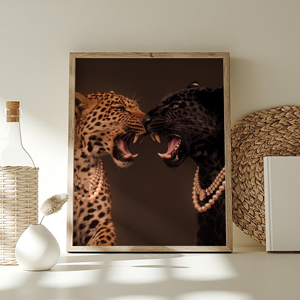 Gepard and Jaguar Print, Panther Wall Art, Vintage Photography, Fashion ...