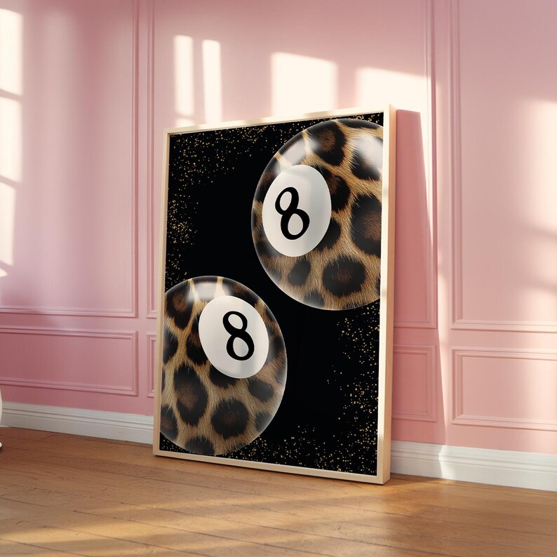 Black and Gold Luxury Leopard Wall Art Prints Set of 3 Wall Decor ...