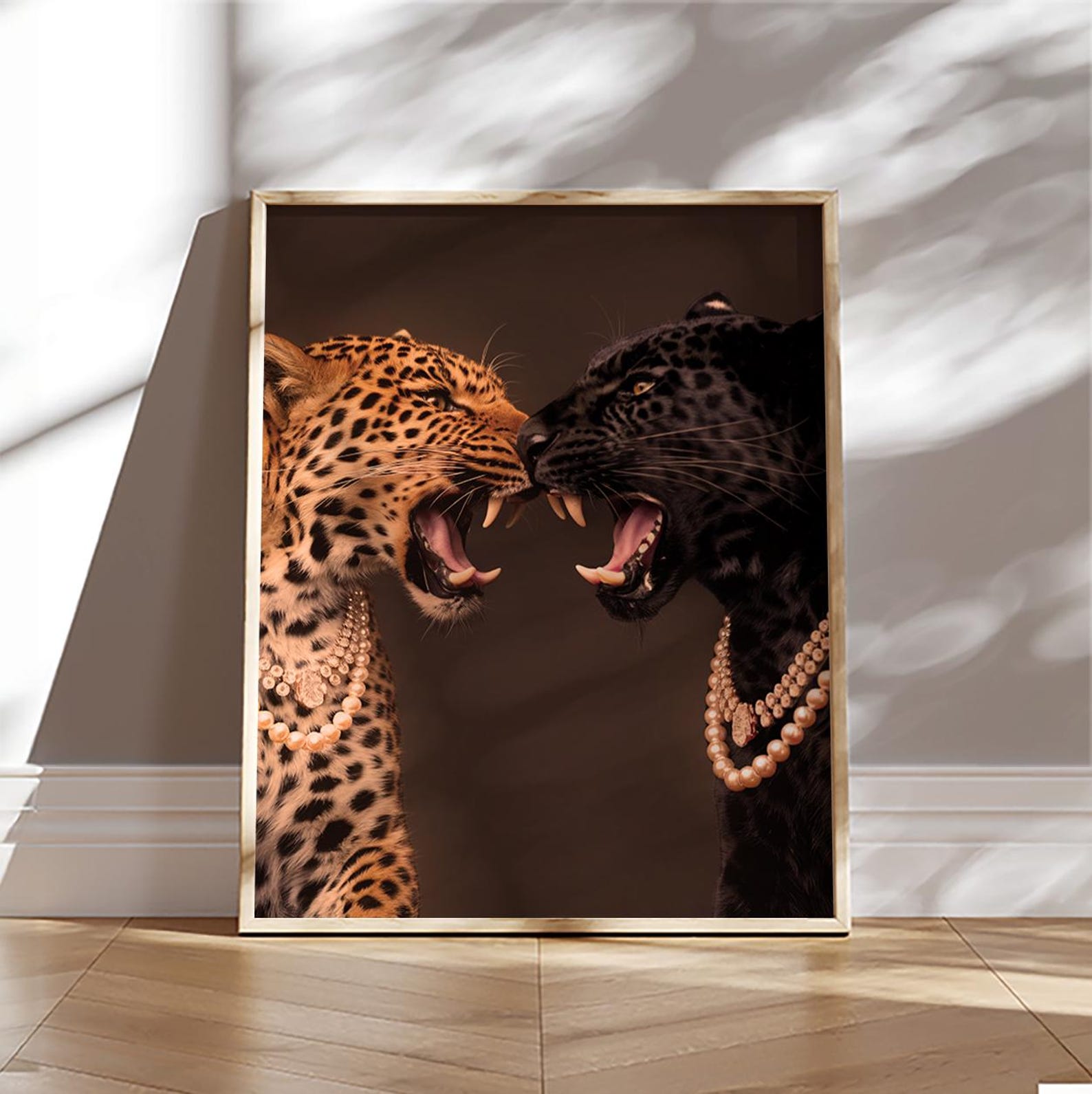 Gepard and Jaguar Print, Panther Wall Art, Vintage Photography, Fashion ...