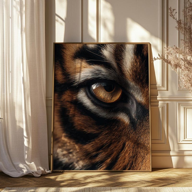 Eye of the Tiger Posters - Etsy