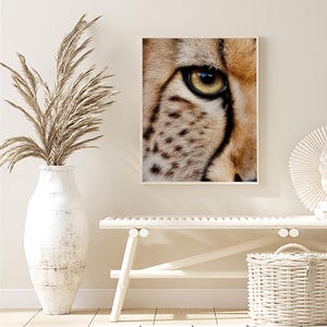 Wall Art Print Cheetah Eye Luxury Home Decor Printable Wall Art Digital ...