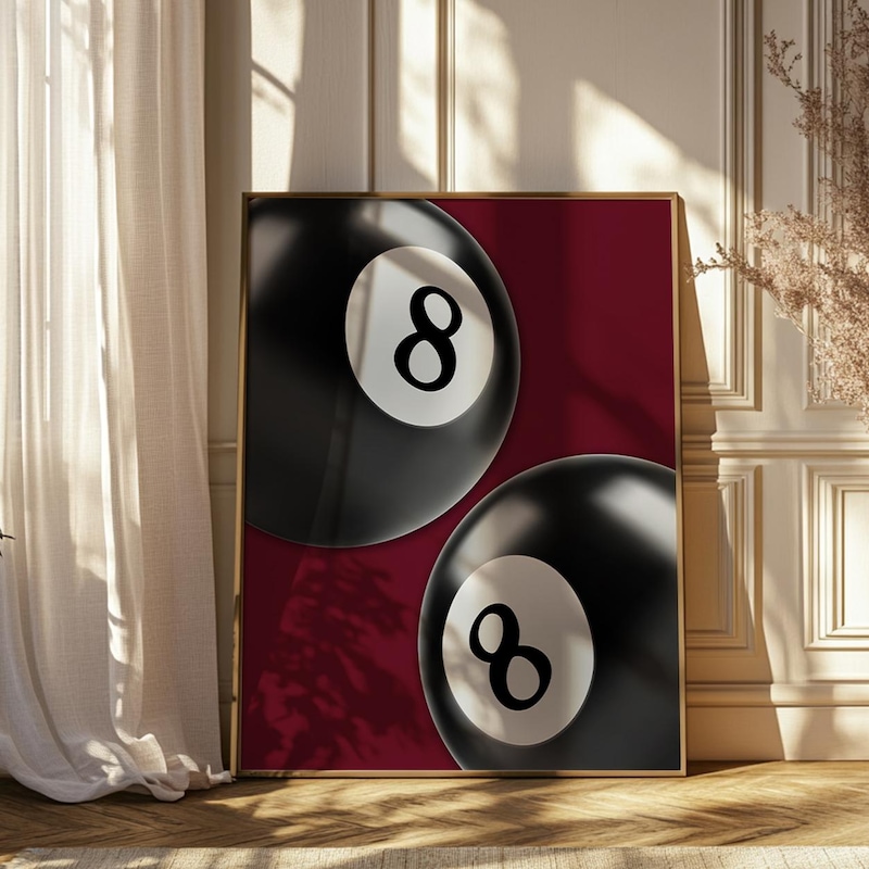 Cheetah 8 Ball - Etsy