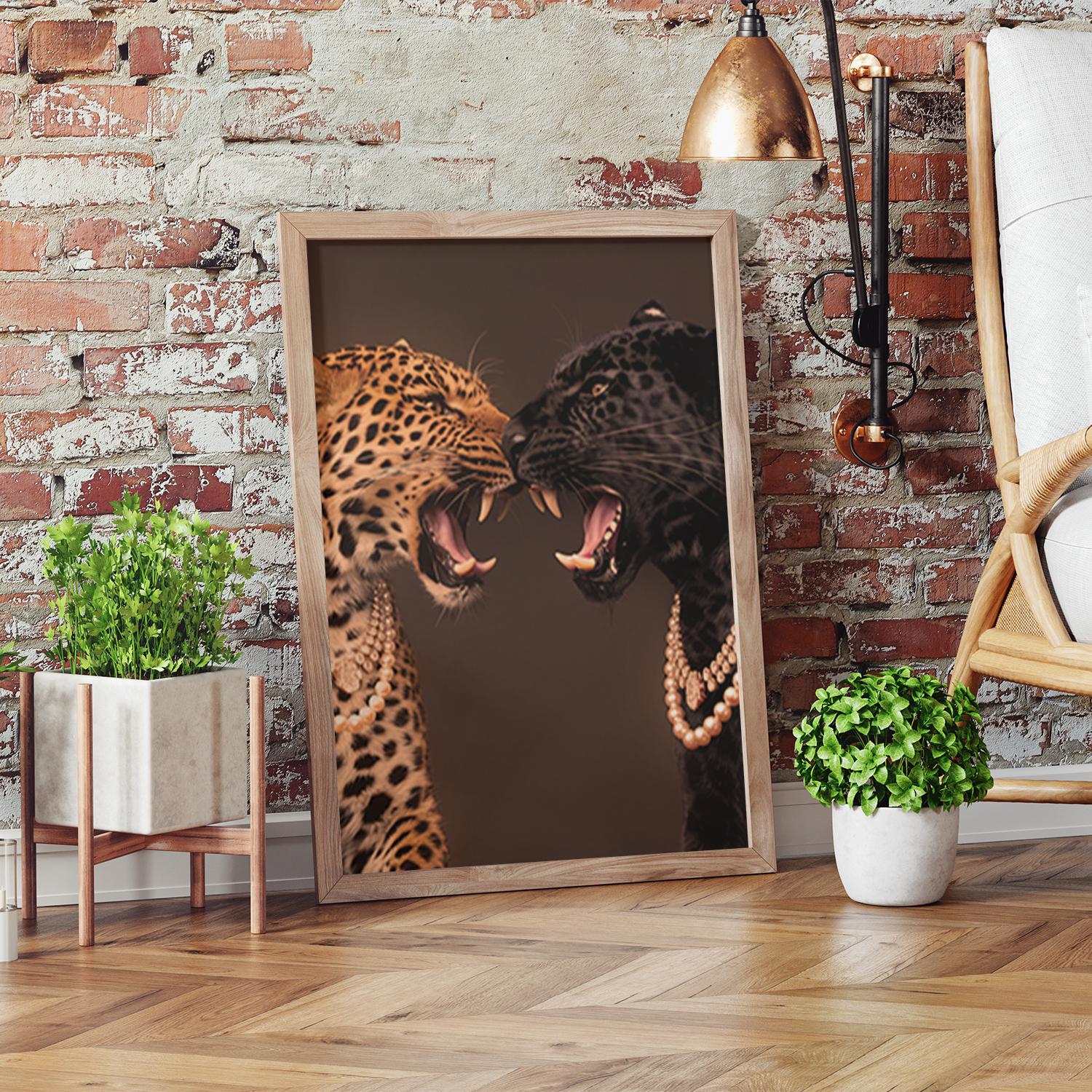 Gepard and Jaguar Print, Panther Wall Art, Vintage Photography, Fashion ...