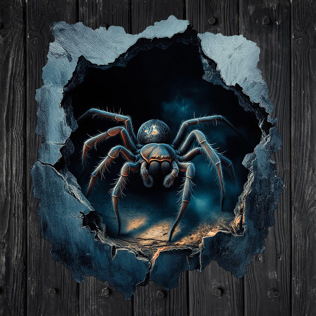 Enchanted 3D Vinyl Spider Kiss-cut Sticker for Mystical Vibes, Witch ...