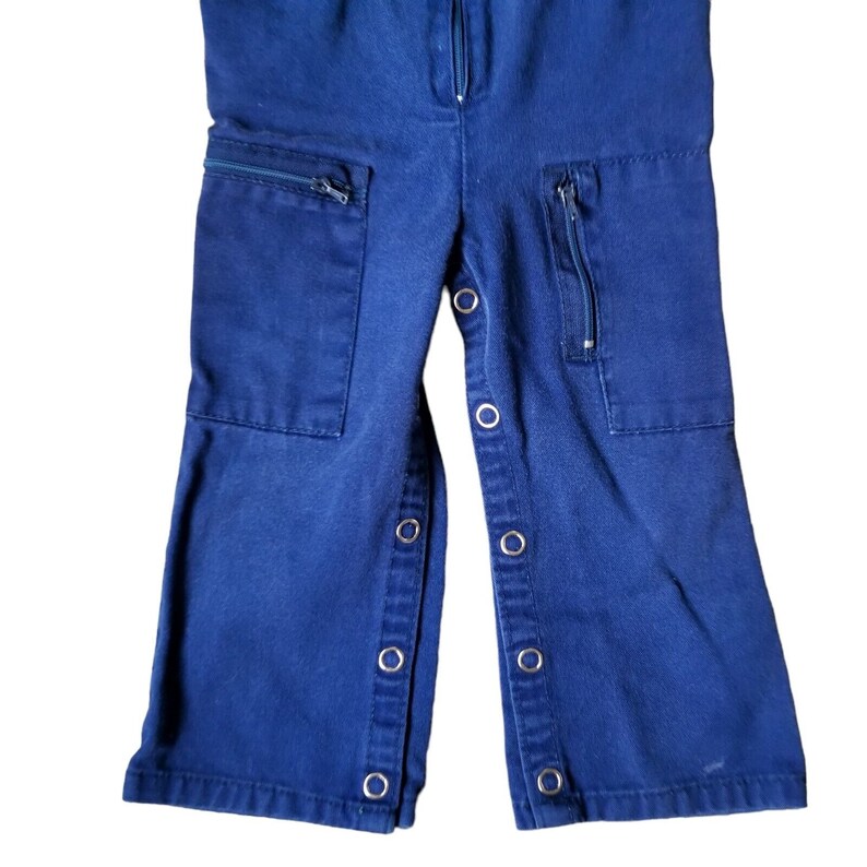 Vintage Baby Outfit Jet Set Blue One Piece Jumpsuit Jumper - Etsy