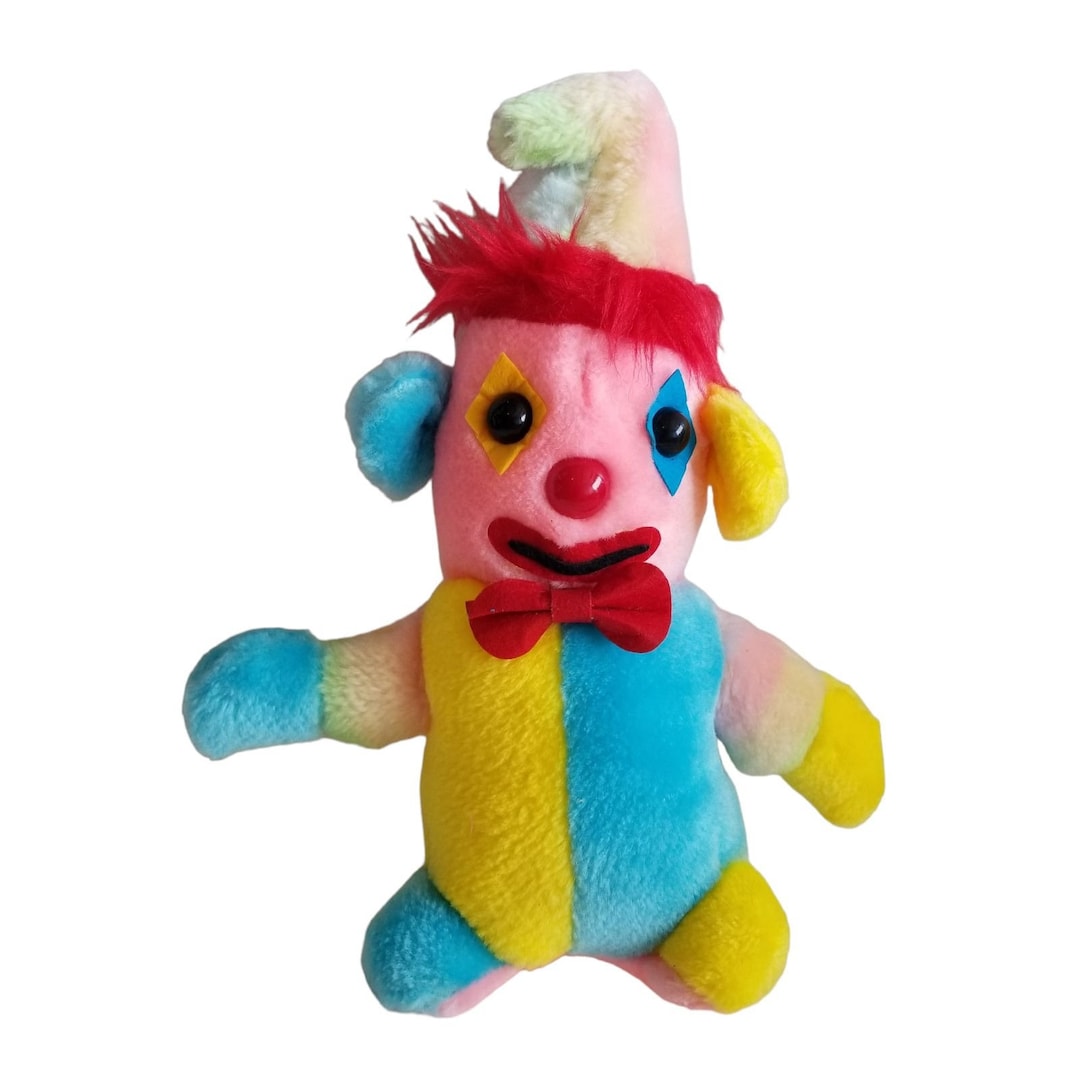 Vintage Clown Plush Stuffed Animal Superior Toy and Novelty Co Carnival ...