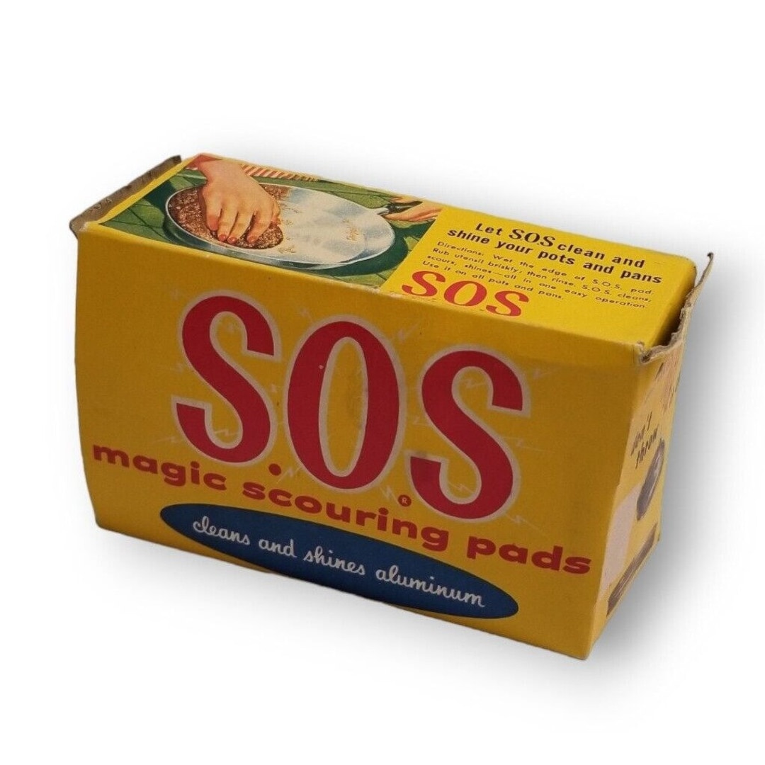 SOS Magic Scouring Pads 1950s Advertising Prop 50s Housewife Decor ...