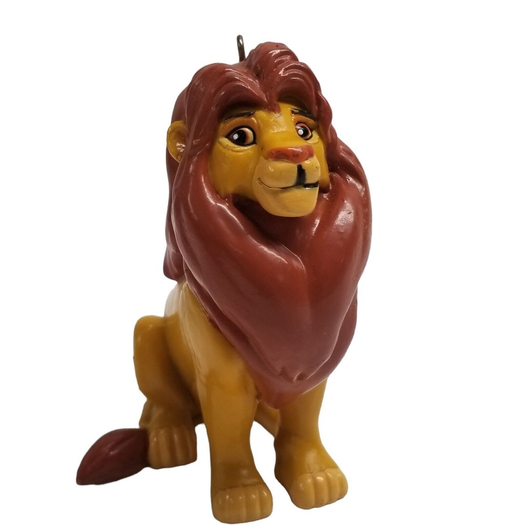 Walt Disney Lion King Mufasa Simba Christmas Ornament Sitting Cartoon ...