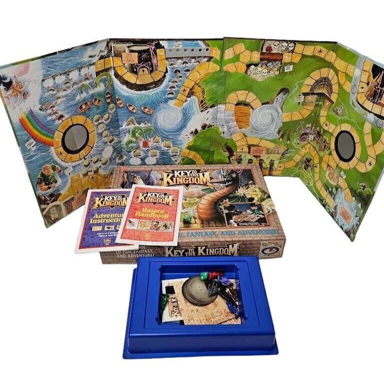 Key to the Kingdom Board Game Vintage Adventure Complete Magic ...