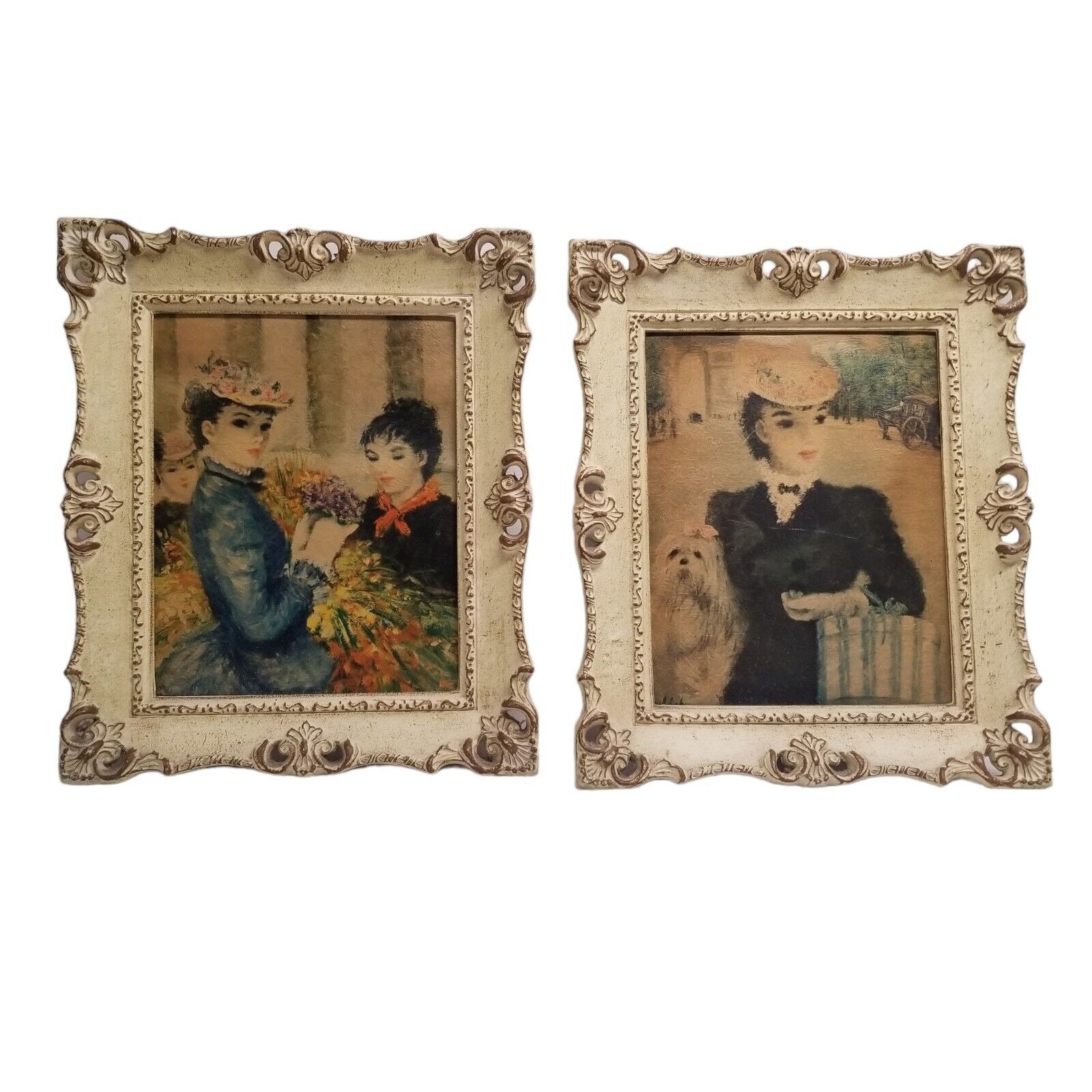 Cherry Jeffe Huldah Framed Prints Les Deux Camarades & Flowers French ...