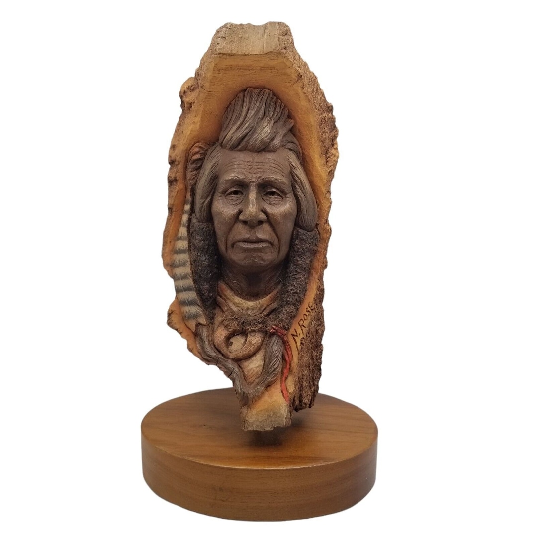Neil J. Rose Native American Sculpture "blunt Arrow" Signed Numbered ...