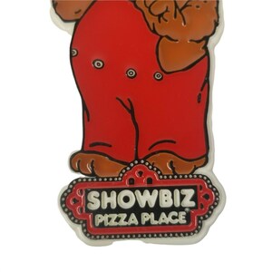 Vintage SHOWBIZ PIZZA Place Keychain Brown Bear Billy Bob USA 1980s ...