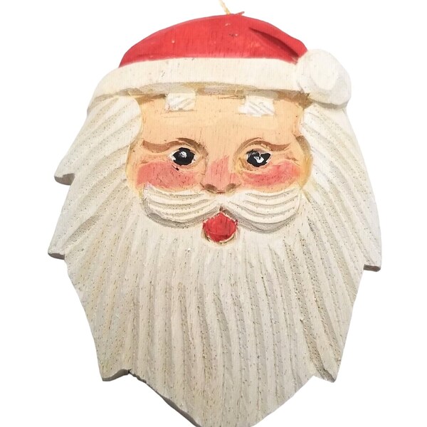 Carved Santa Faces - Etsy
