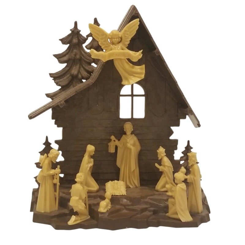 Plastic Nativity - Etsy