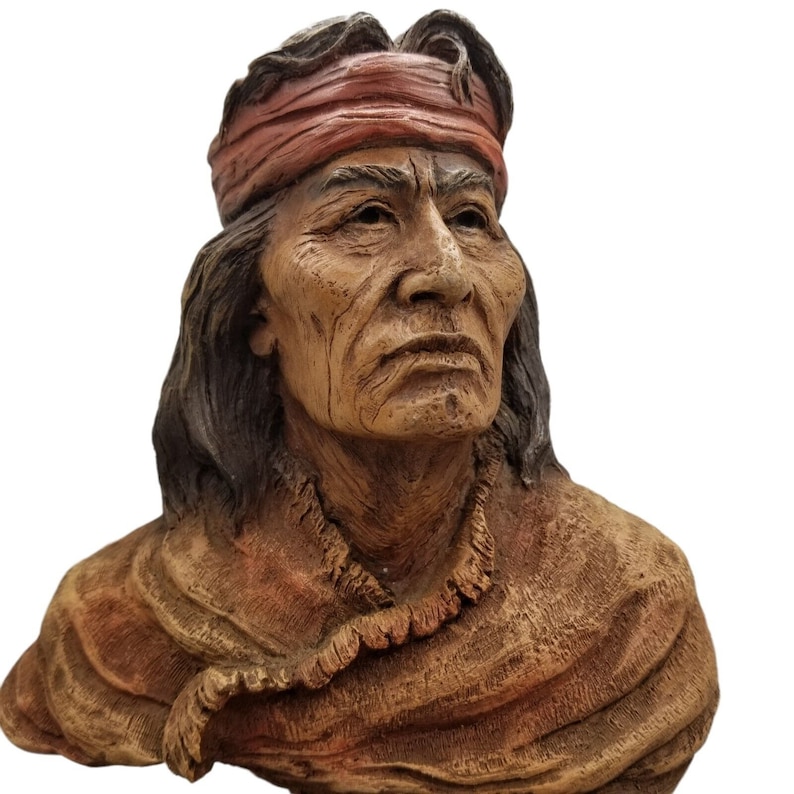 Neil J Rose Native American Sculpture Art Peaceful One Signed Numbered ...