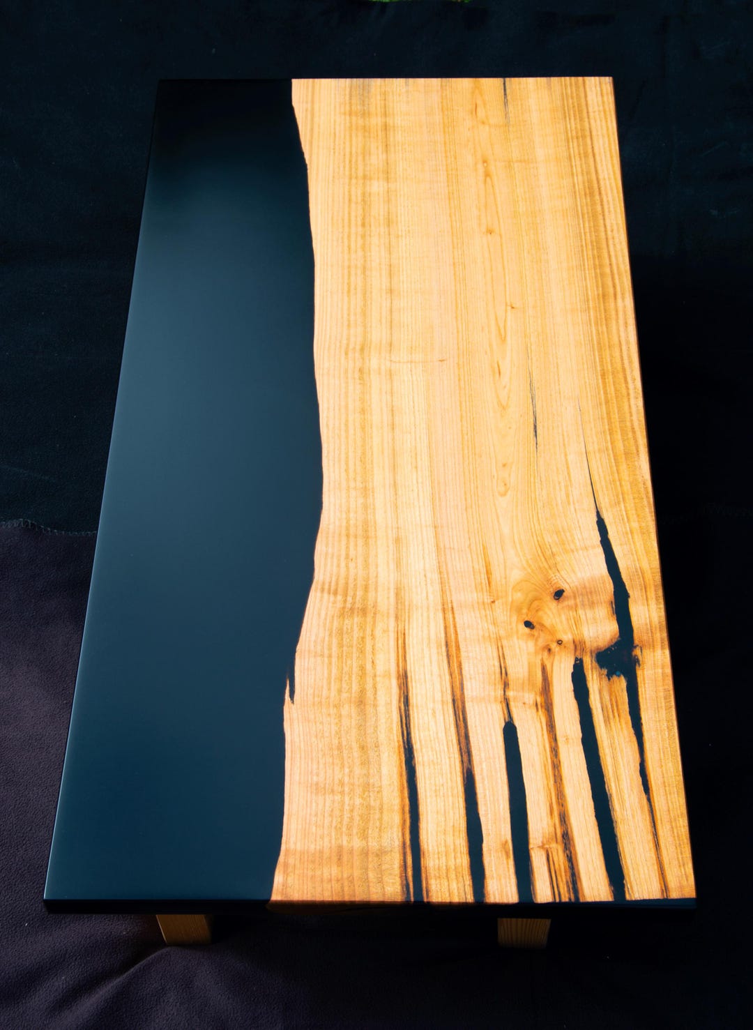 Cherry Epoxy Table, Epoxy Dining Table, Epoxy River Table, 95cm X 51cm ...