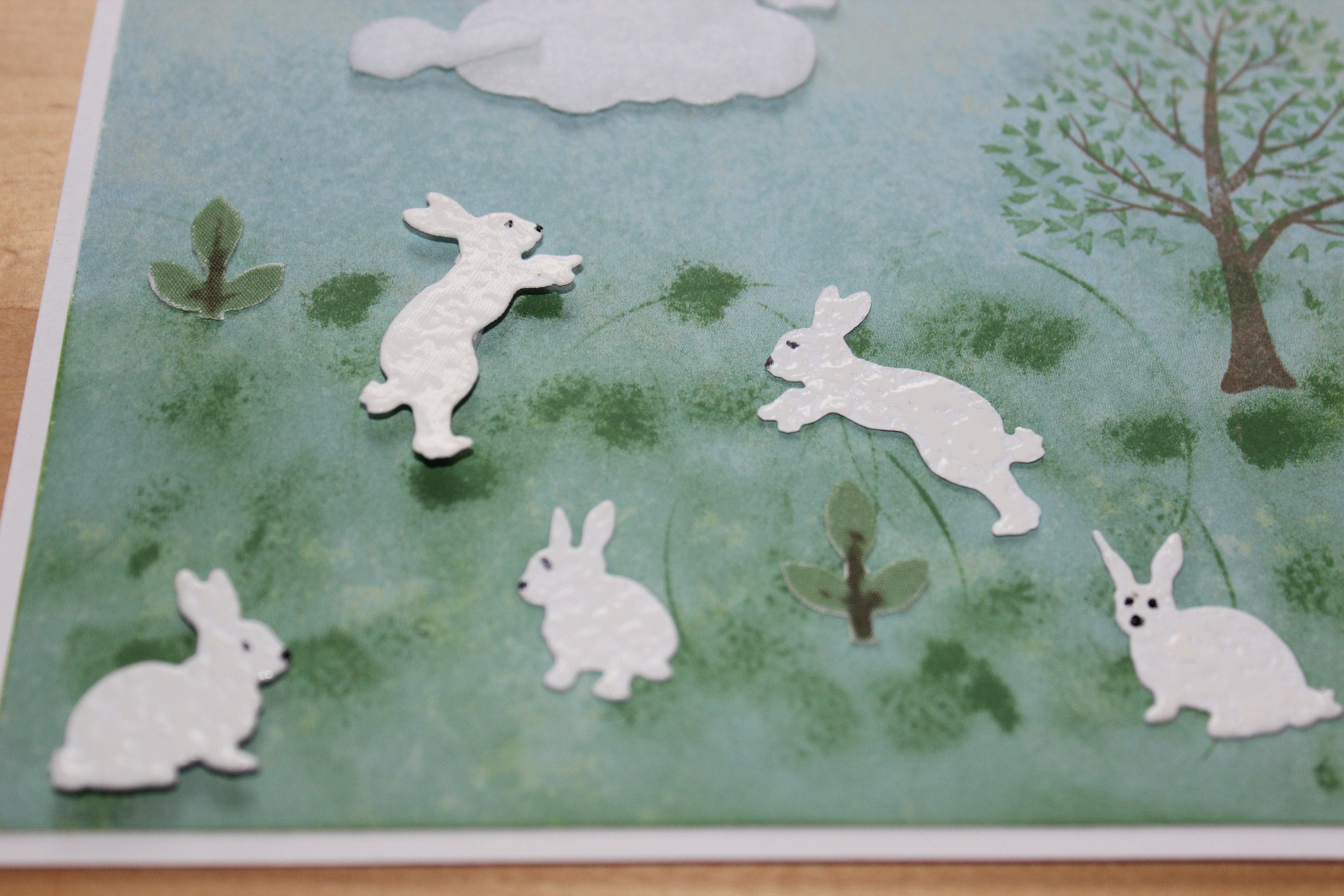Cottage Core Gifts Bunnies In The Field Card Handmade | Etsy