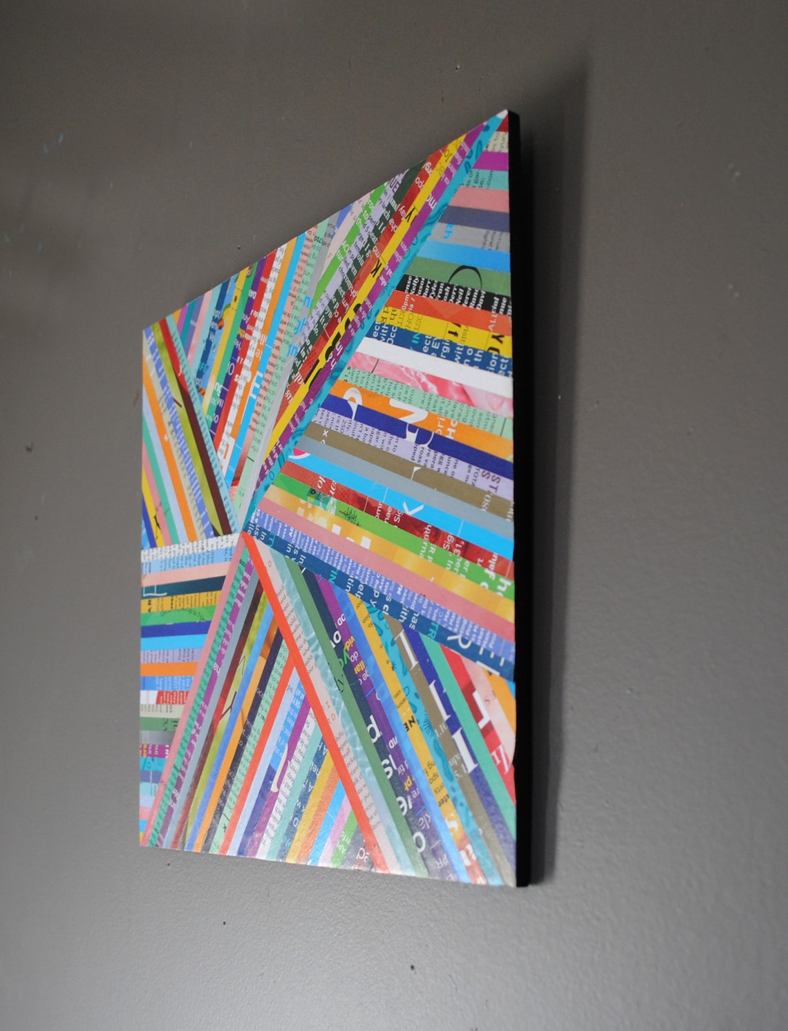 COLORFUL Square Wall Art choose Your Own Colors-made From - Etsy