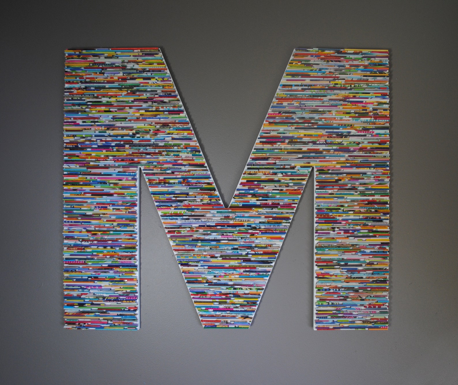 XL 16 Letters Numbers Symbols Made With Recycled - Etsy