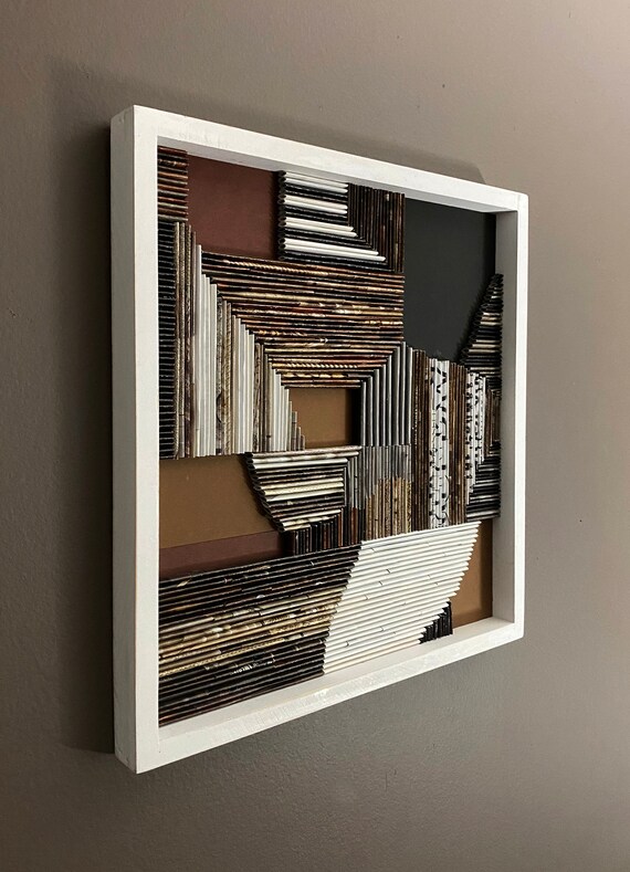 Collage WALL ART made from recycled | Etsy